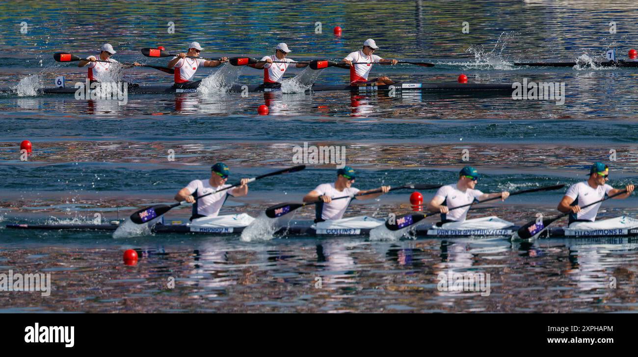 Vaires Sur Marne. 6th Aug, 2024. Bu Tingkai/Wang Congkang/Zhang Dong ...