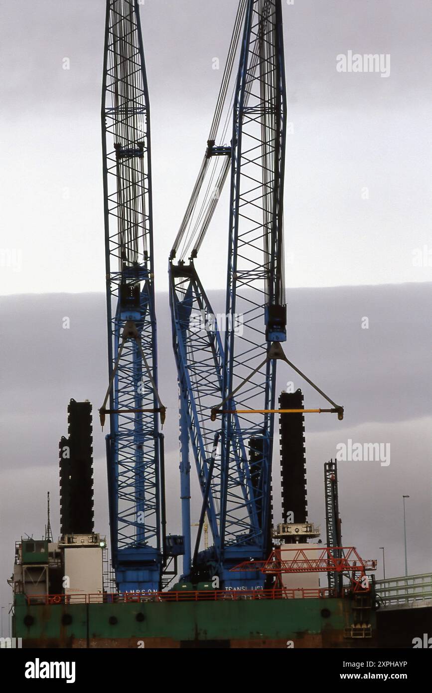 Second Severn Crossing Lampson Translift Stock Photo - Alamy