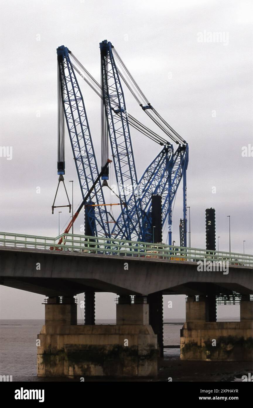 Second Severn Crossing Lampson Translift Stock Photo - Alamy