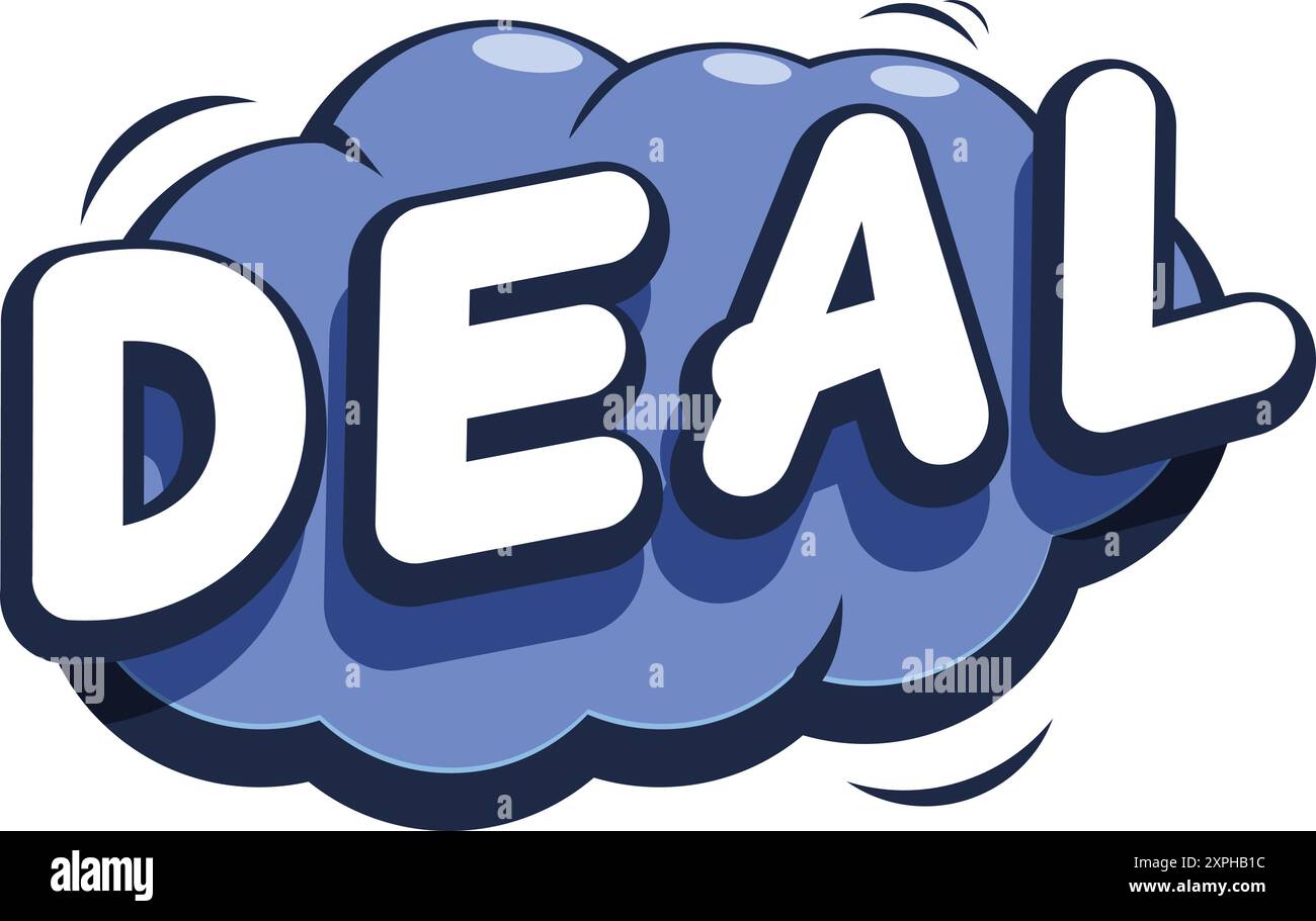 Eye catching word design in a comic book style hi-res stock photography ...