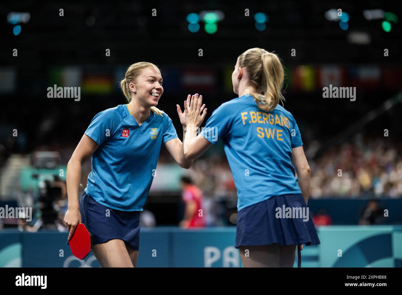 Paris, France. 06th Aug, 2024. Christina Källberg and Filippa Bergand ...