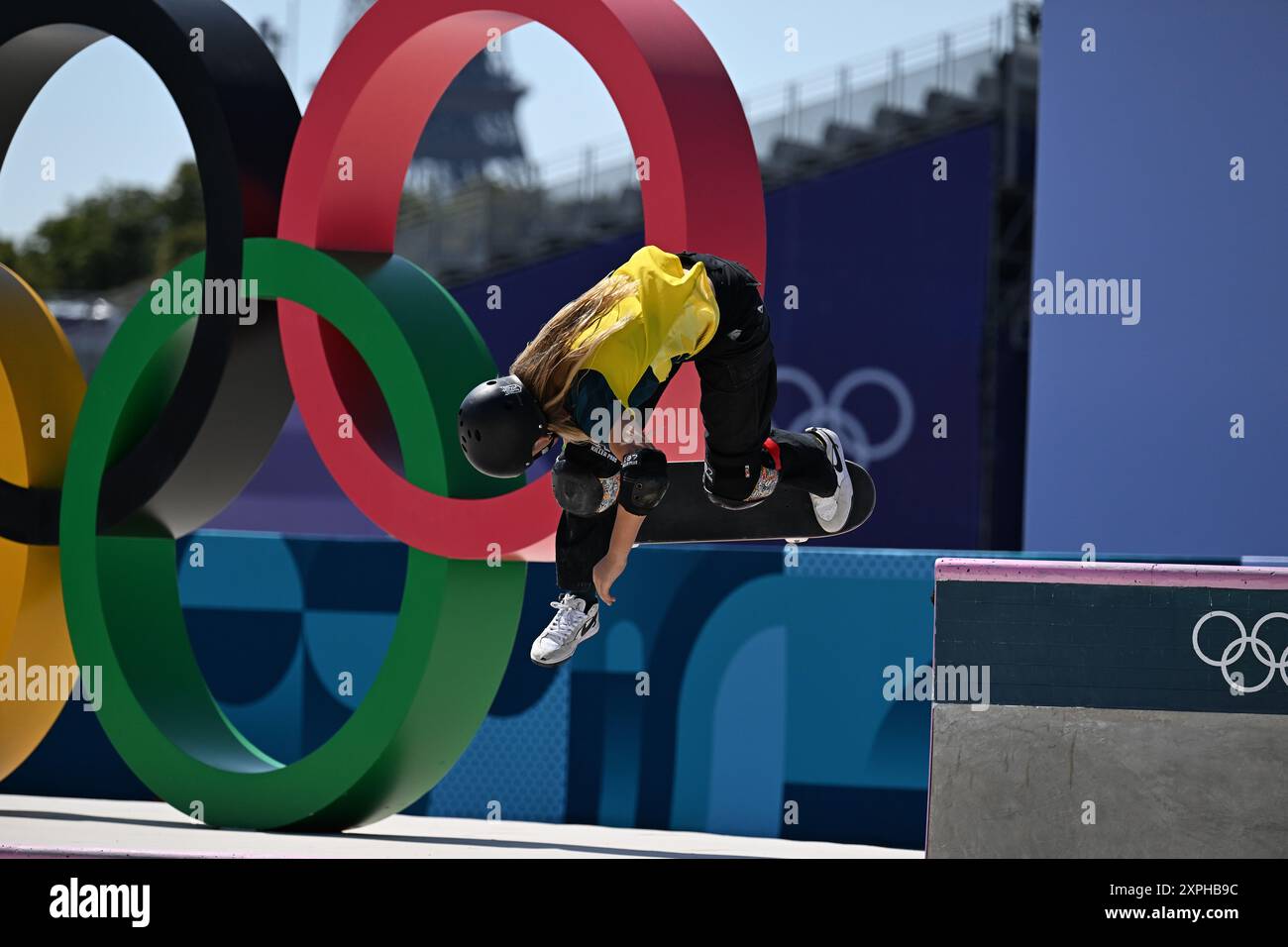 Paris, France. 06th Aug, 2024. Ruby Trew of Australia competes during ...