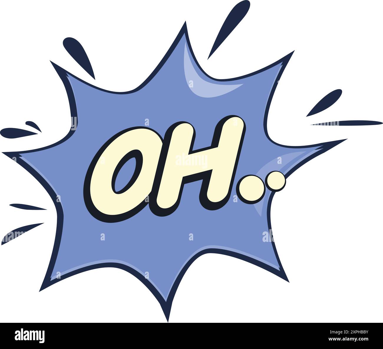 Expressing surprise oops comic hi-res stock photography and images - Alamy