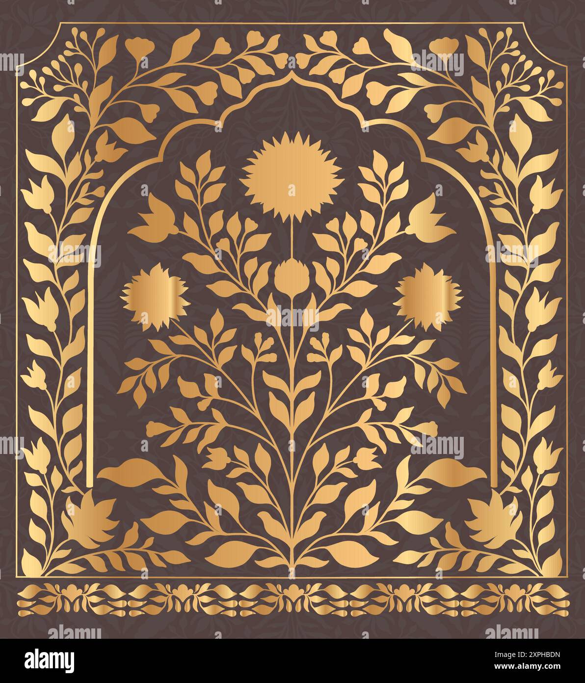 Mughal miniature paintings Stock Vector Images - Alamy