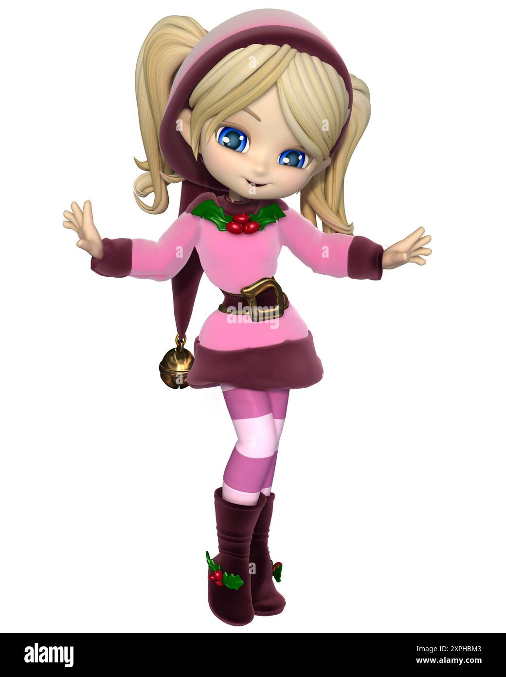 Blond girl cartoon Cut Out Stock Images & Pictures - Alamy