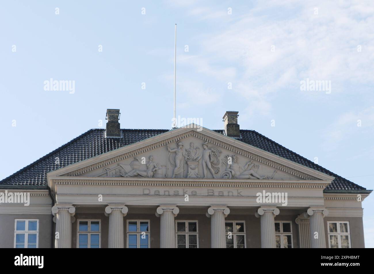 Copenhagen/ Denmark/06 August 2024/Danske bankoffice building at konegsn nytorv in capital ...
