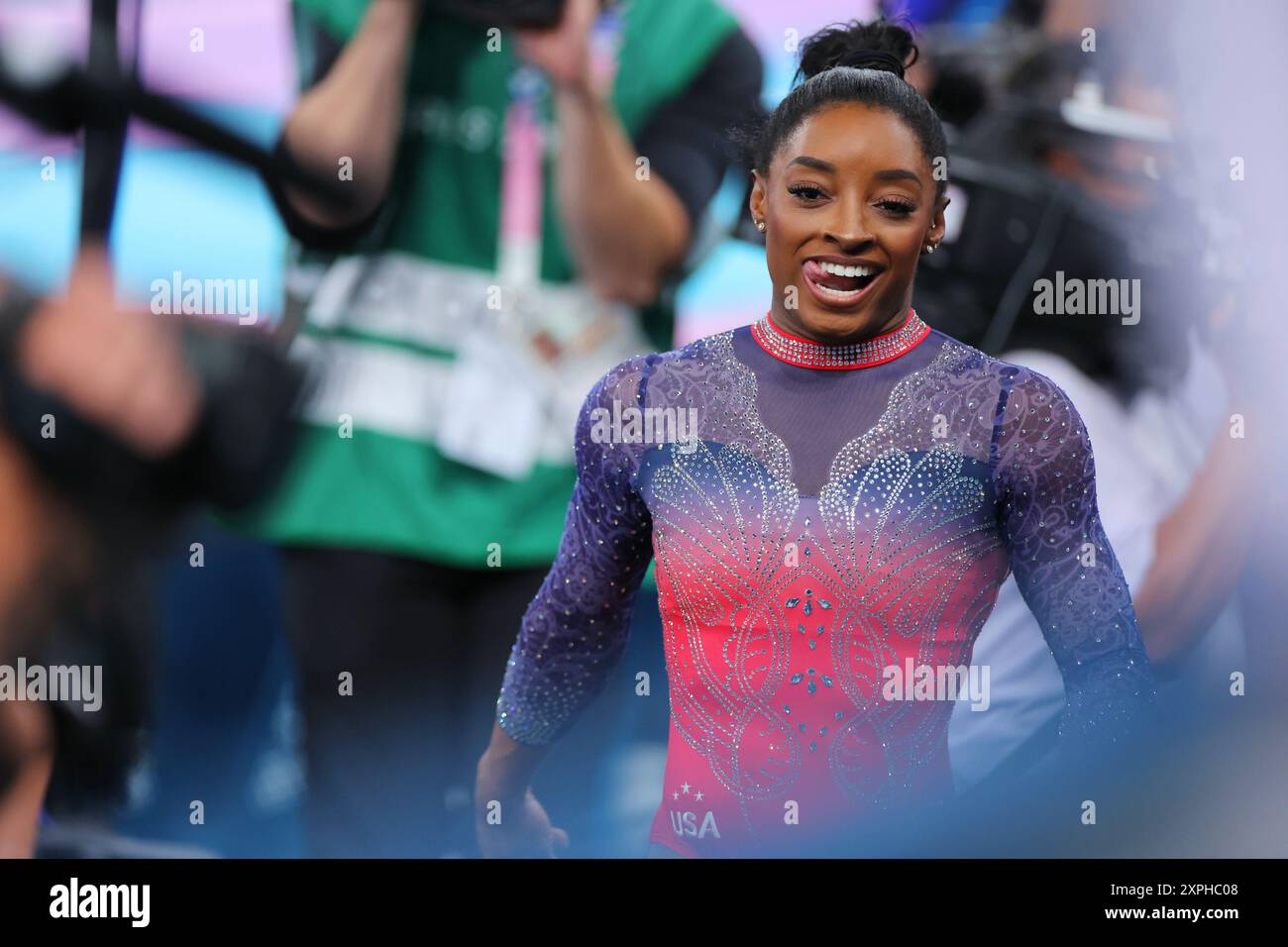 Paris, France. 5th Aug, 2024. Simone Biles (USA) Gymnastics - Artistic ...
