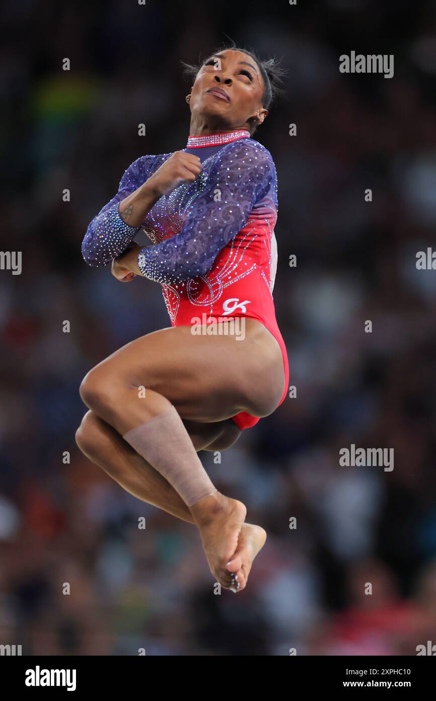 Paris, France. 5th Aug, 2024. Simone Biles (USA) Gymnastics - Artistic ...