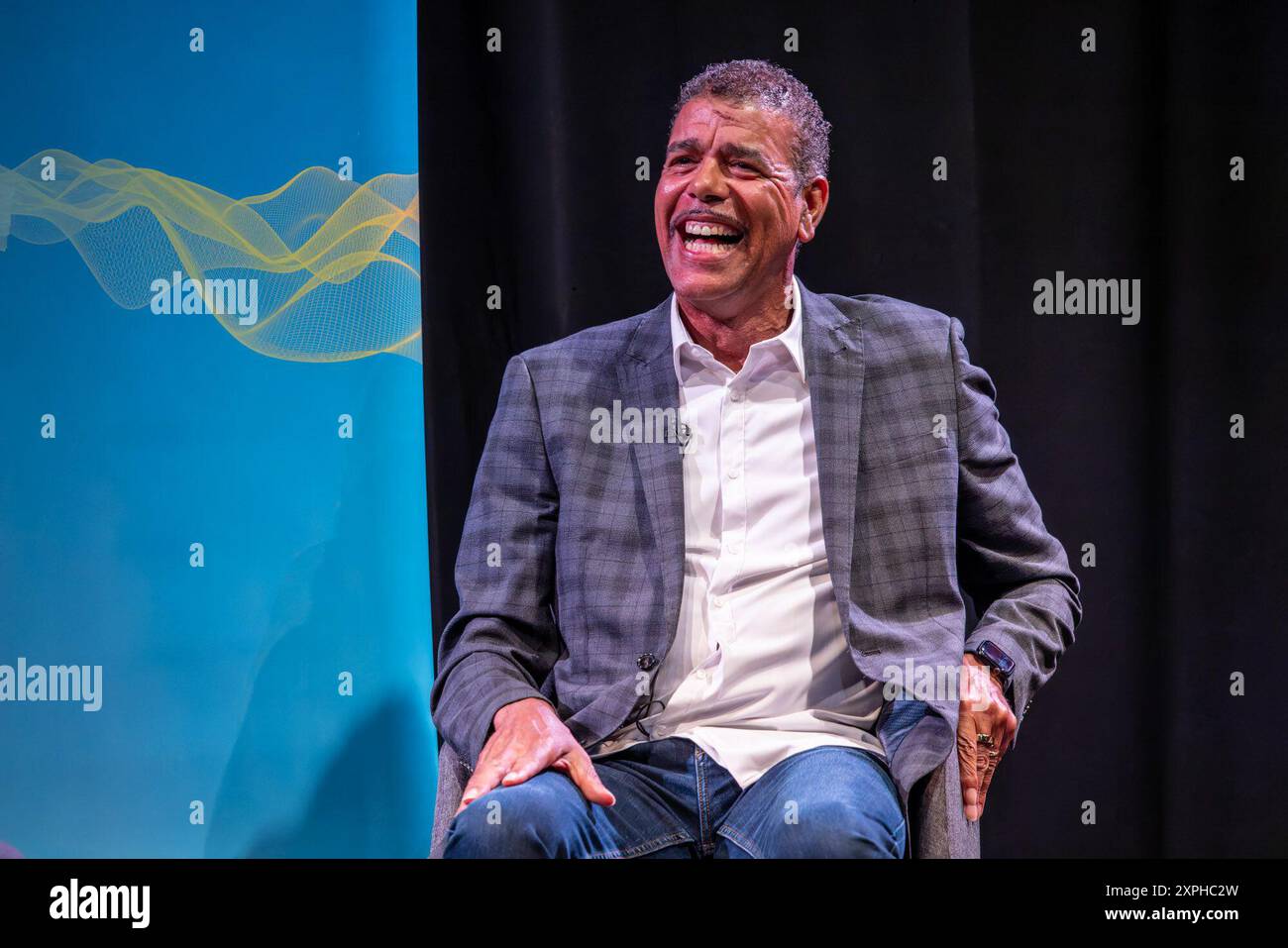 Edinburgh, United Kingdom. 06 August, 2024 Pictured: Chris Kamara. Ben ...