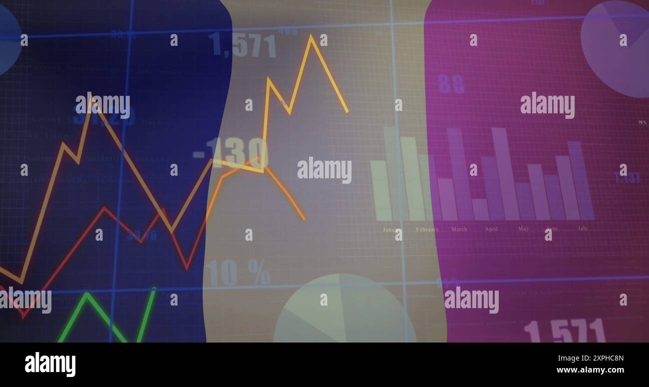 Business analytics charts financial hi-res stock photography and images ...