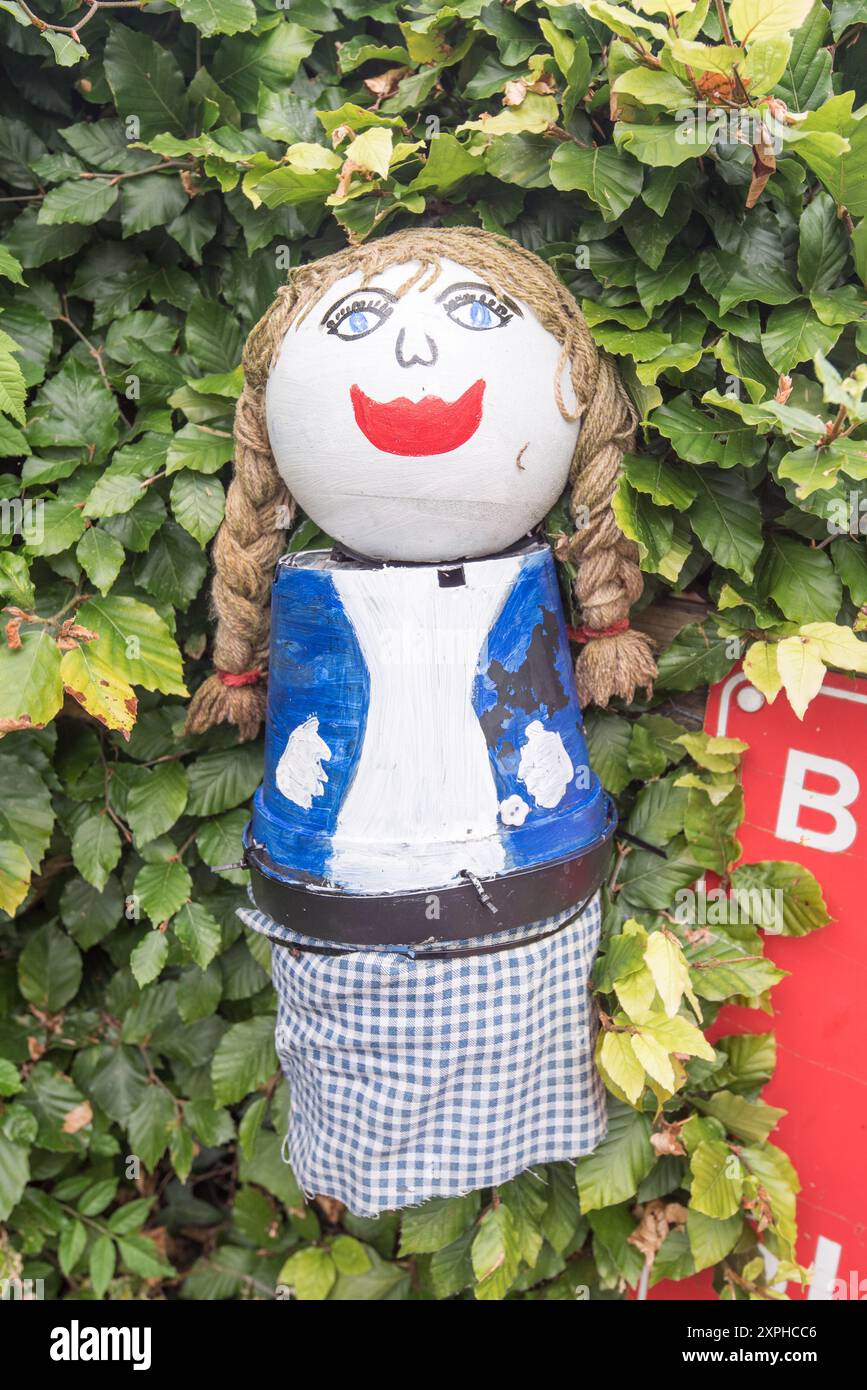 Settle Flowerpot Festival 2024 character outside the school that is ...