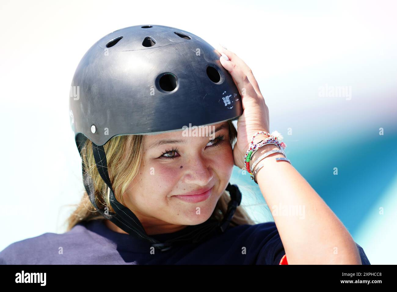 Great Britain's Sky Brown during the Women's Park Prelims at La ...