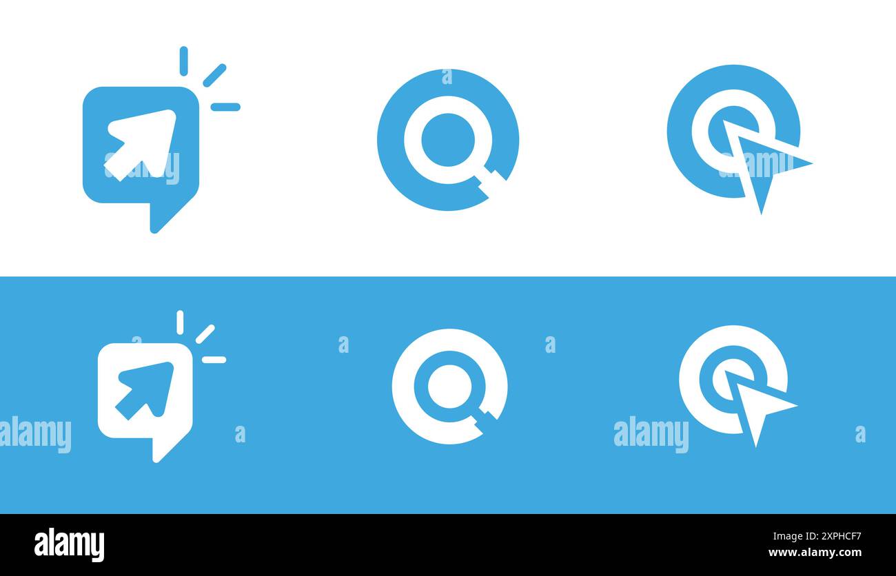 Graphic search engine logo Stock Vector Images - Alamy