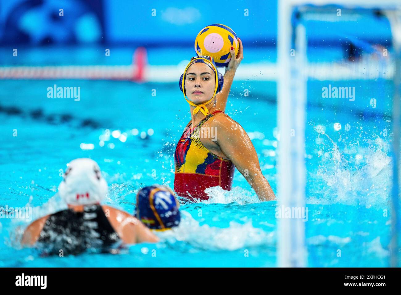 Paula Crespi Barriga of Spain in action during Women's Quarterfinal of ...