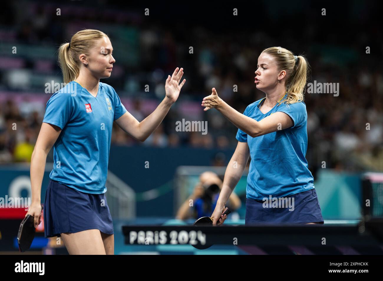 Paris, France. 06th Aug, 2024. Christina Källberg and Filippa Bergand ...