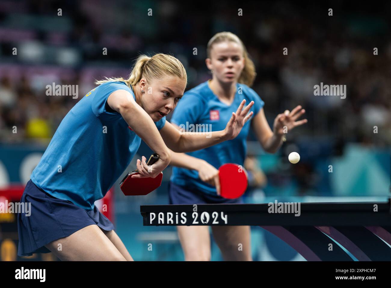 Paris, France. 06th Aug, 2024. Christina Källberg and Filippa Bergand ...