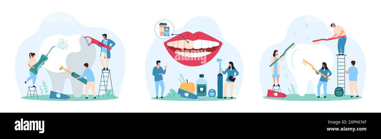 Electric toothbrush character hi-res stock photography and images - Alamy