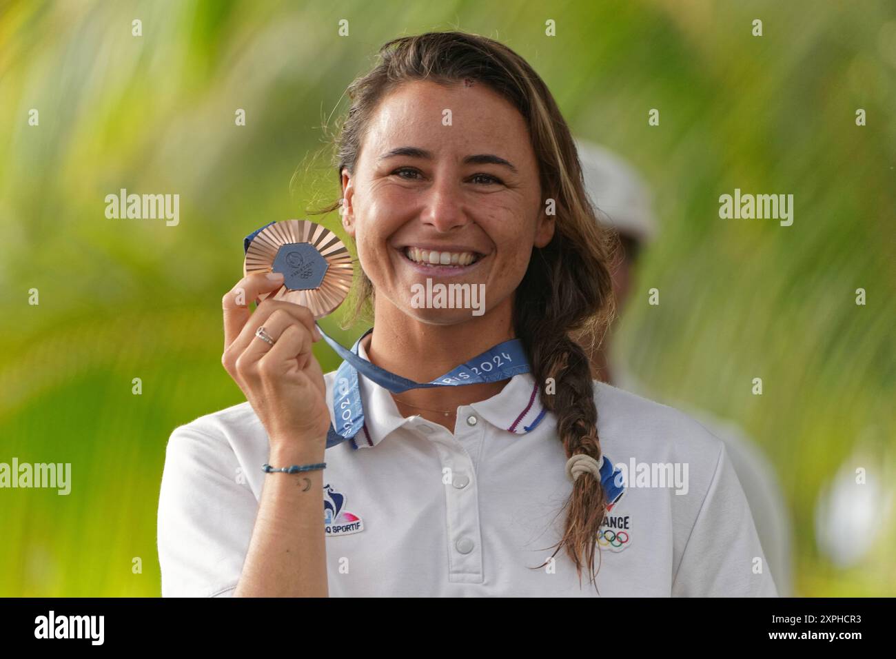 Johanne Defay of France Bronze medal, Surfing, Women's during the ...