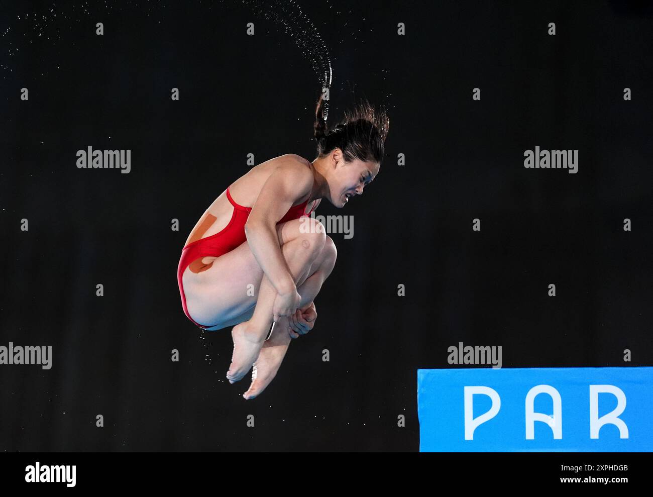 North Korea's Kim Mi-rae during the Women's 10m Platform Final at the ...