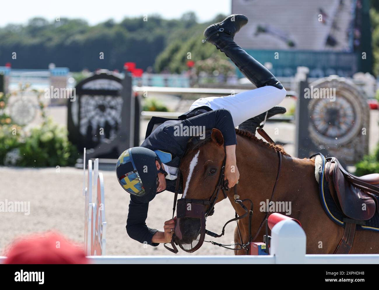 Versailles, France. 6th Aug, 2024. Henrik von Eckermann of Sweden ...