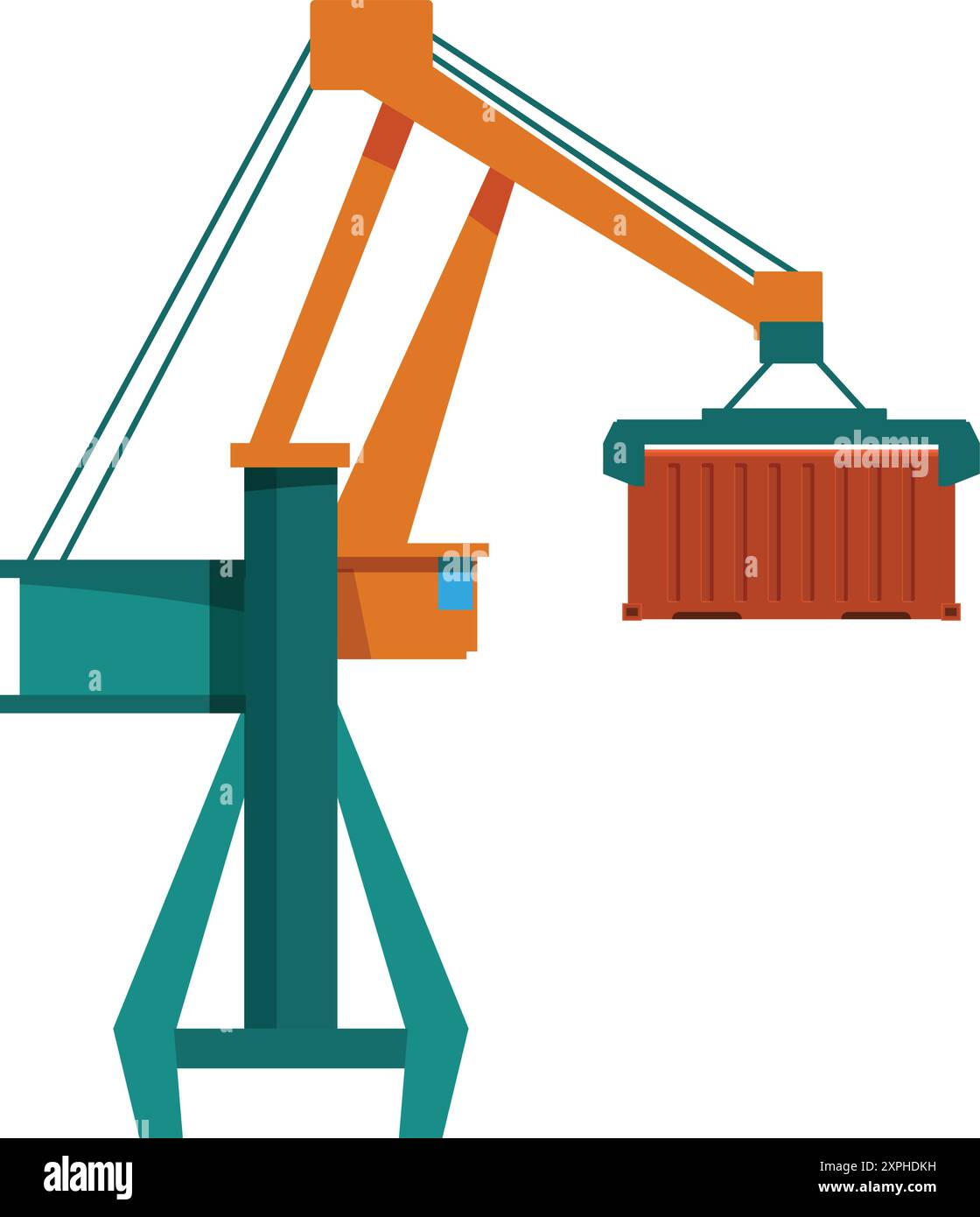 Busy harbor Stock Vector Images - Alamy