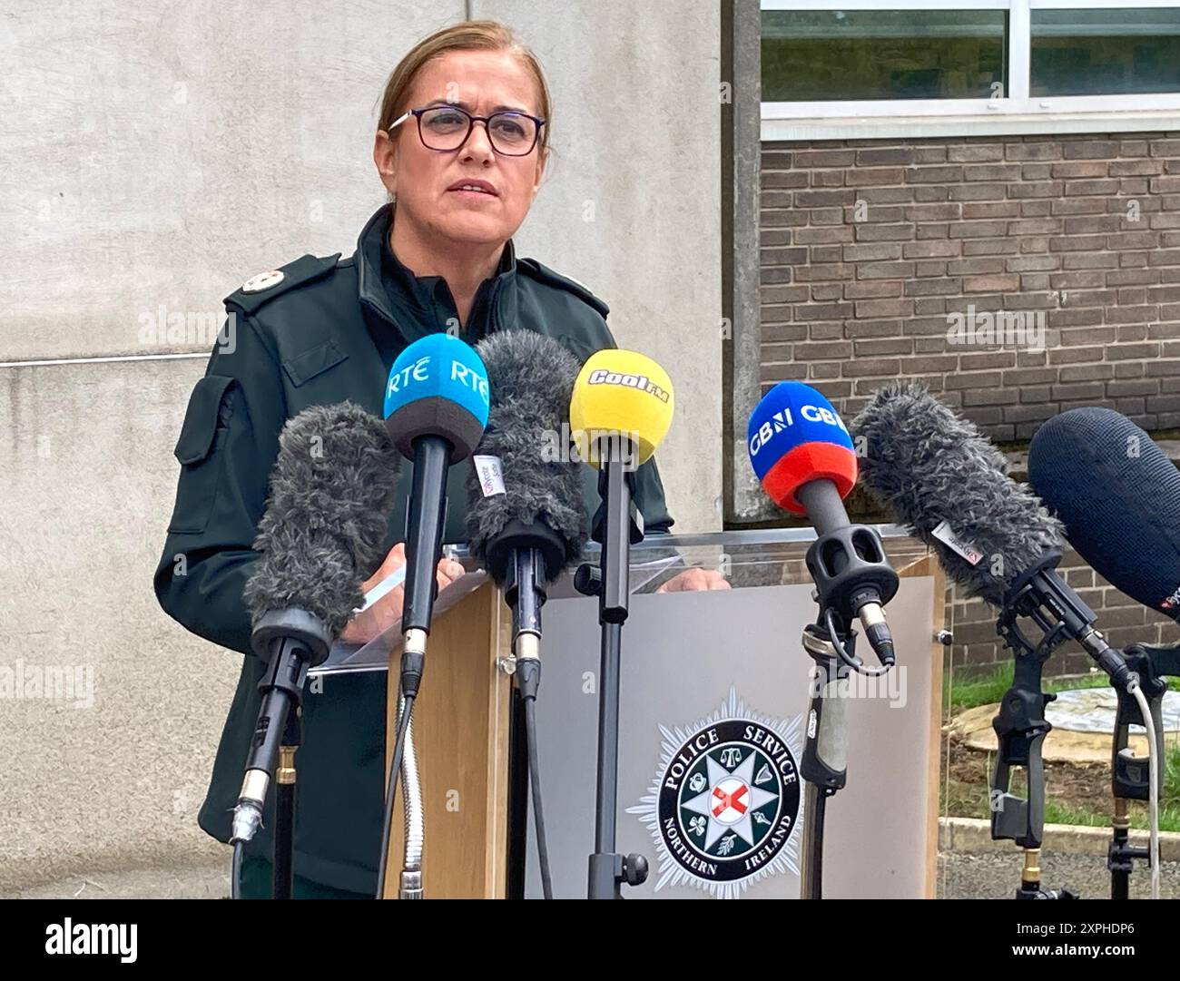 PSNI Assistant Chief Constable Melanie Jones speaks to the media ...