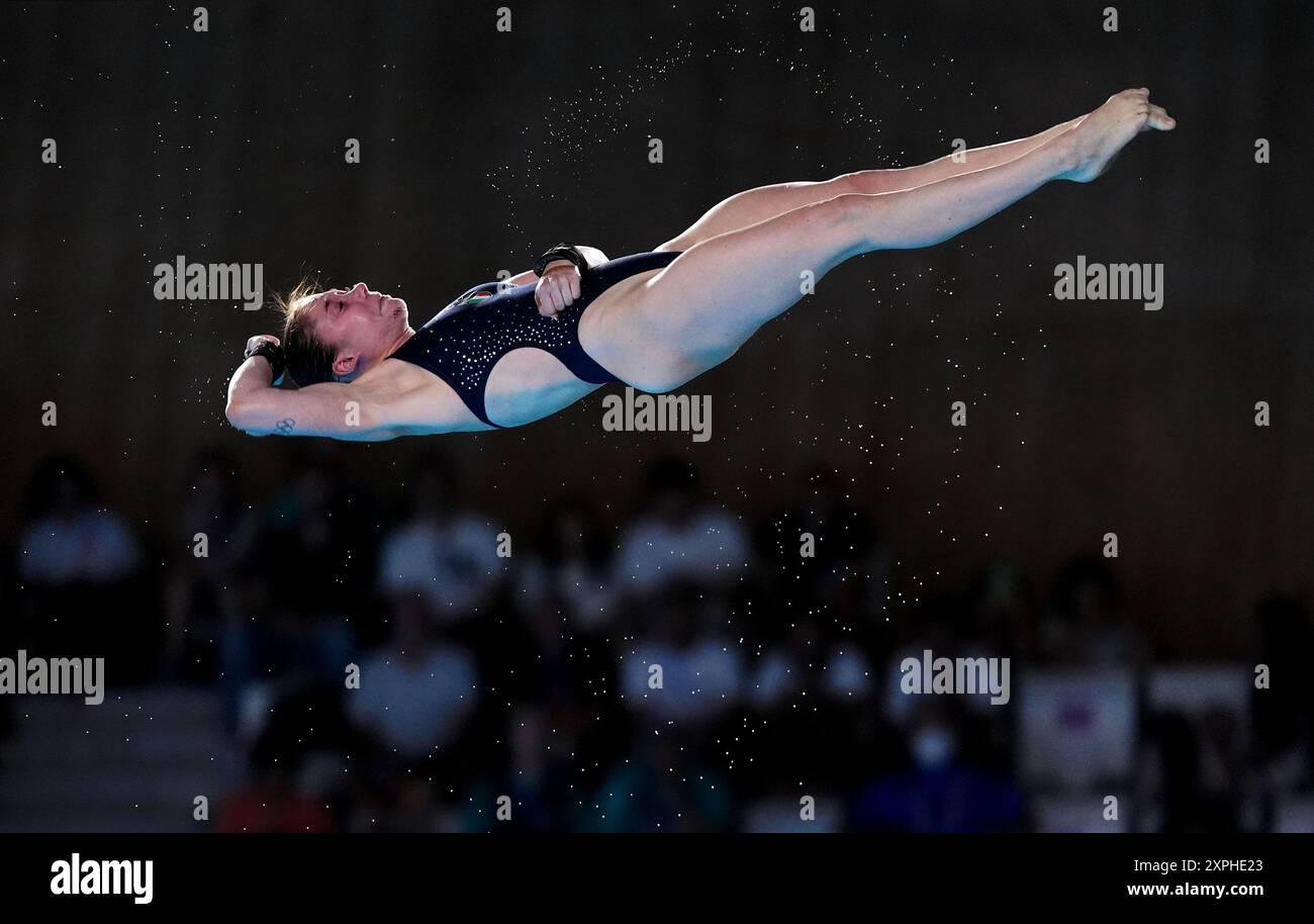 Italy's Sarah Jodoin Di Maria during the Women's 10m Platform Final at ...