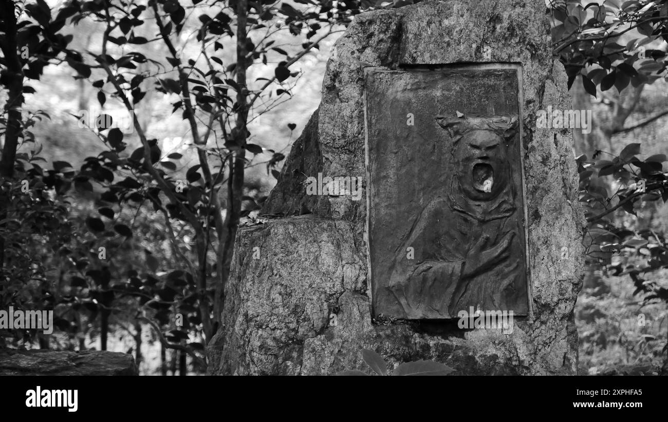 Japanese garden kyoto japan Black and White Stock Photos & Images - Alamy