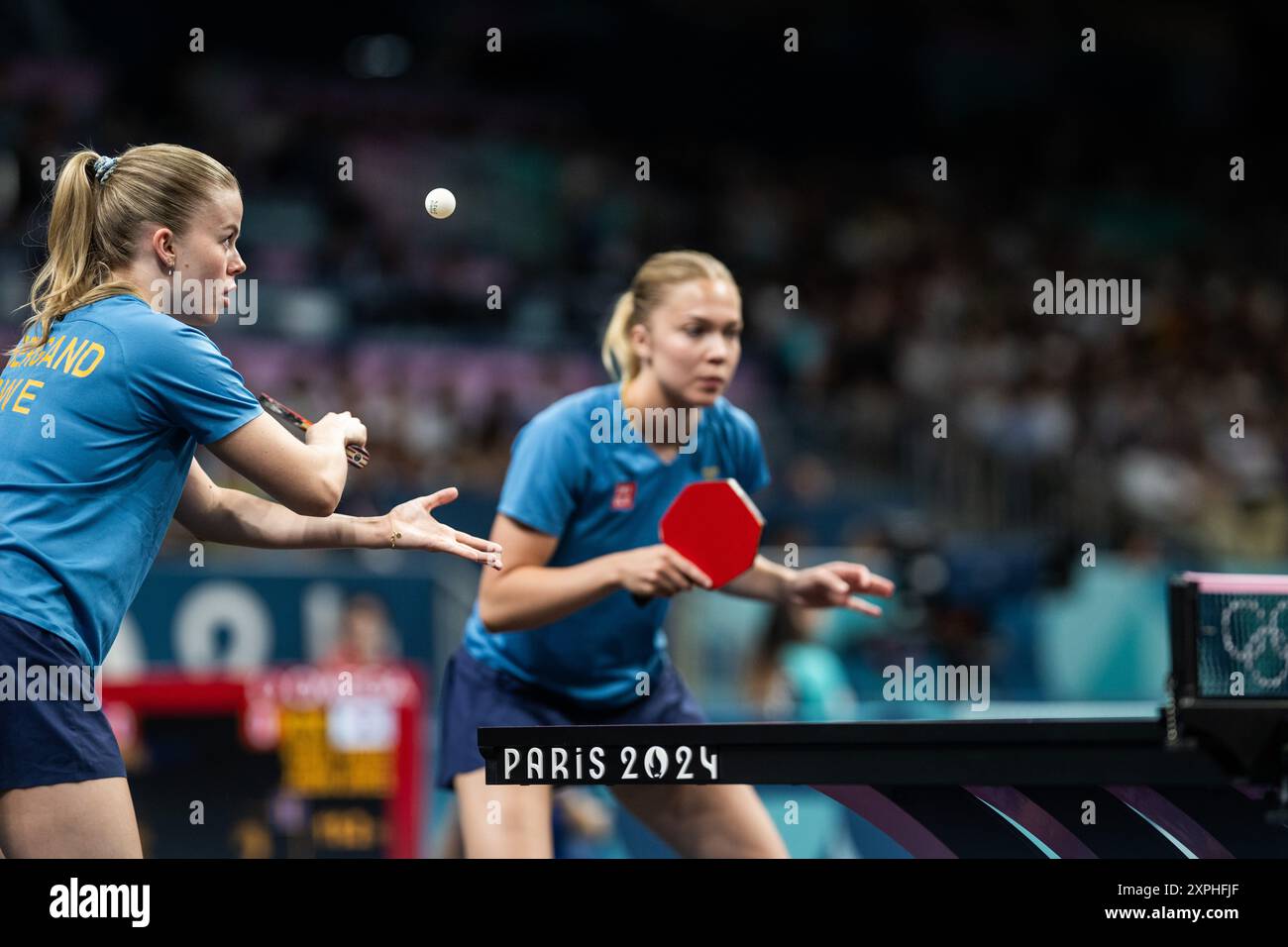 Paris, France. 06th Aug, 2024. Christina Källberg and Filippa Bergand ...