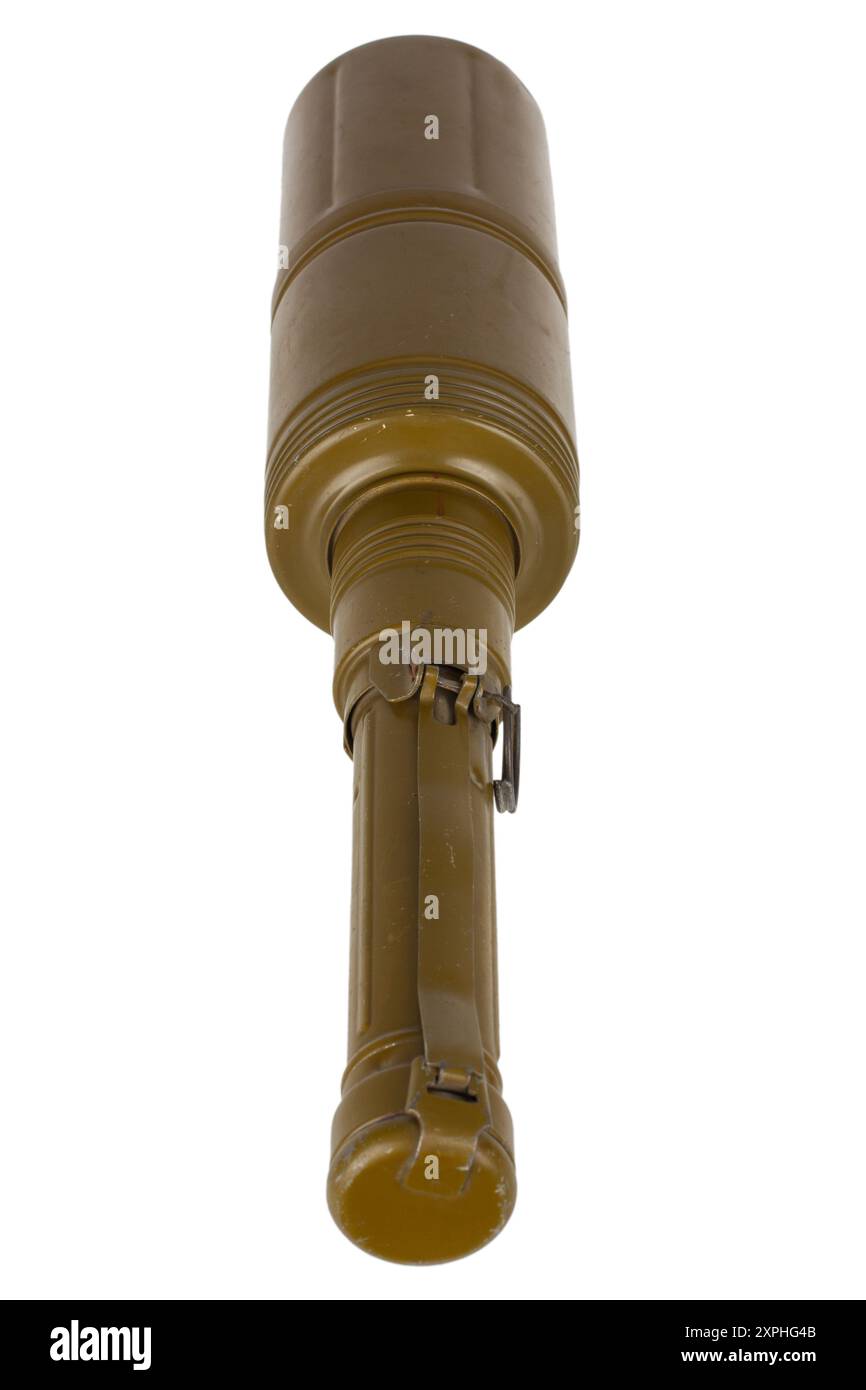 Anti tank handheld shaped charge grenade. Isolated on white background ...