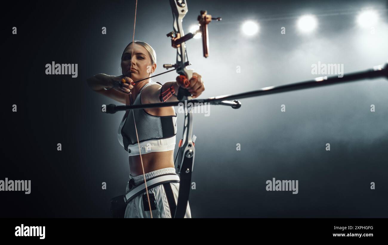 Action Poses Bow And Arrow