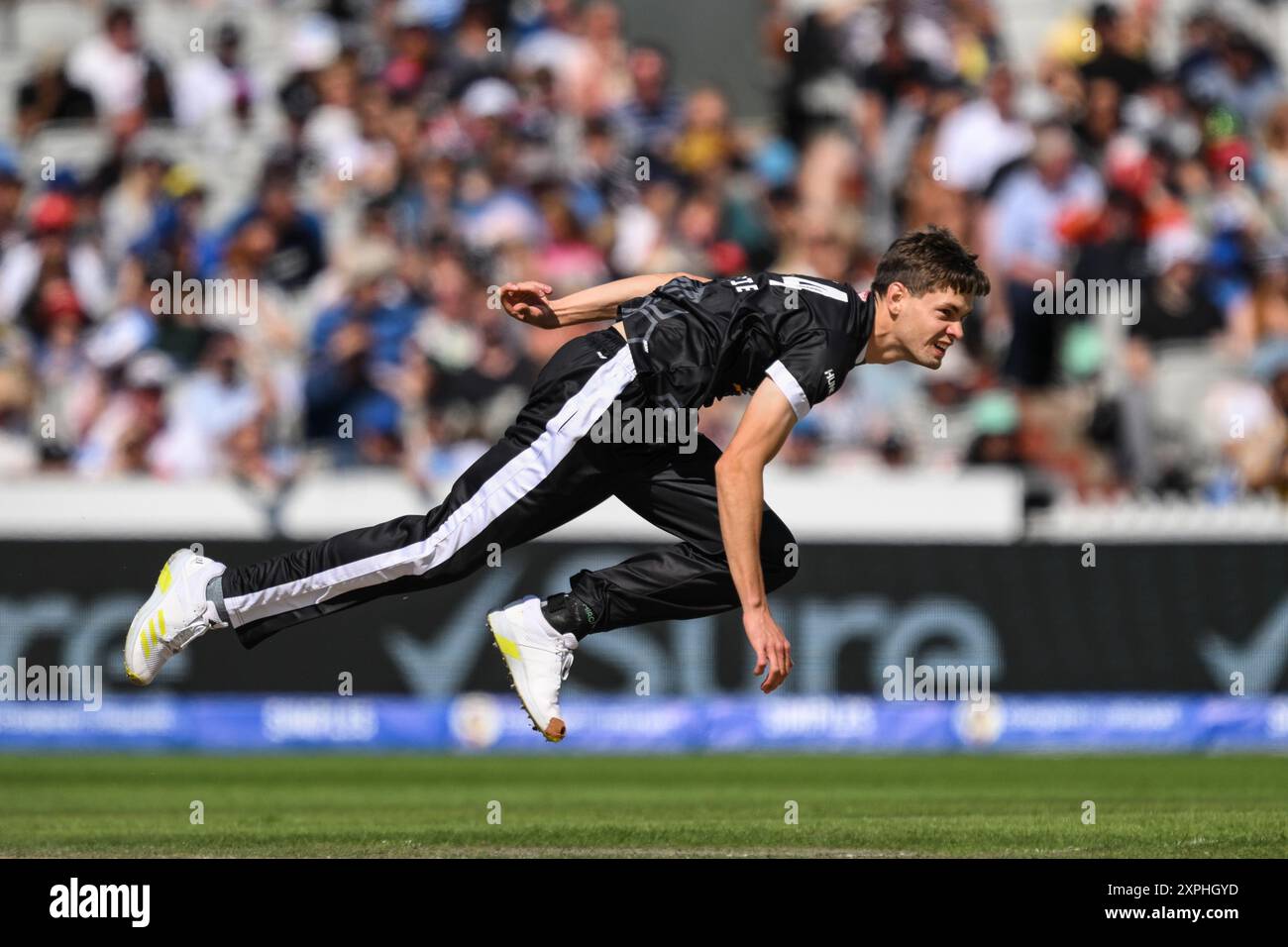 Scott Currie of Manchester Originals delivers the ball during the The ...