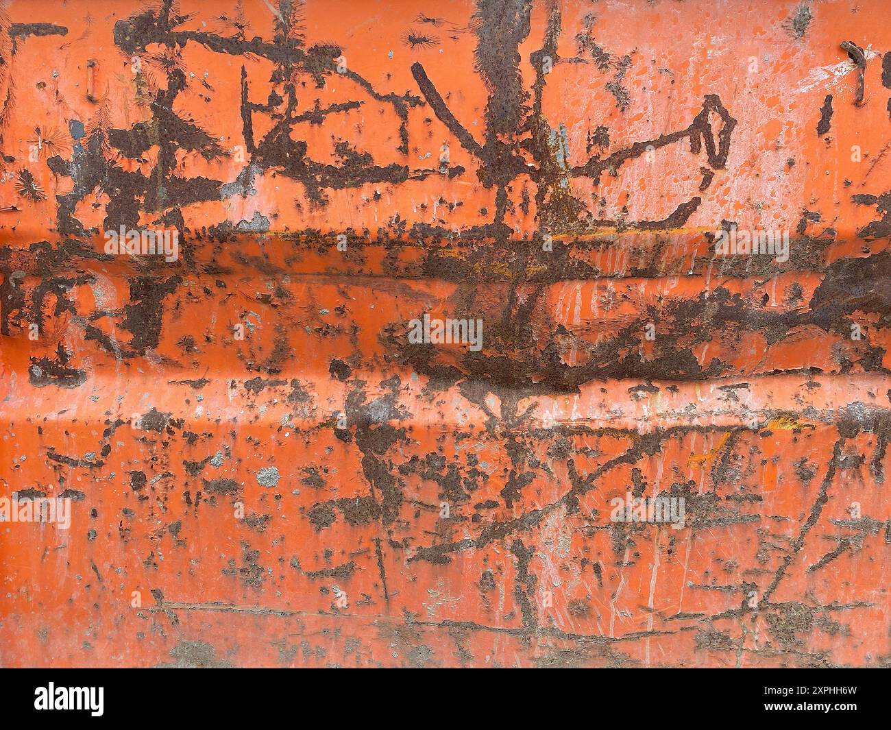 Background texture of scratched orange rusted steel Stock Photo - Alamy