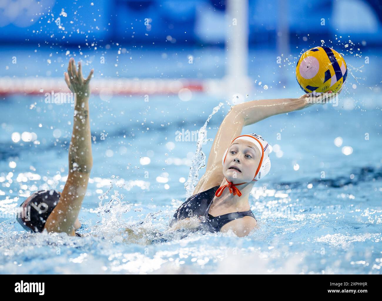 Paris, France. 06th Aug, 2024. PARIS - Dutch water polo player Lola ...