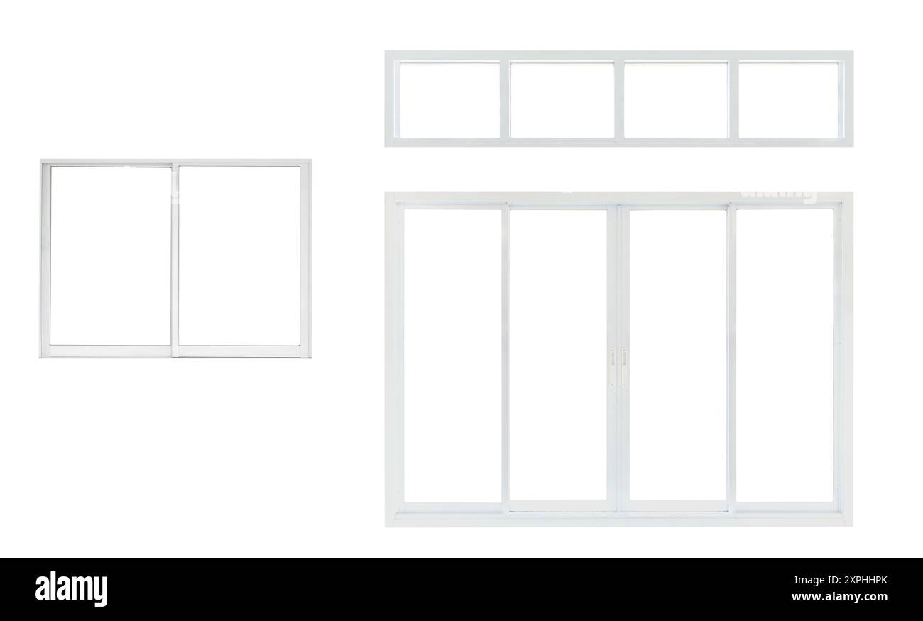 White interior windows view Cut Out Stock Images & Pictures - Alamy