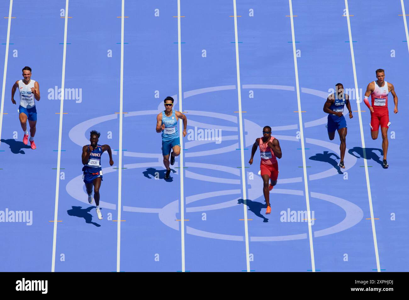 Paris, France. 06th Aug, 2024. Ryan Zeze of Team France competes during ...