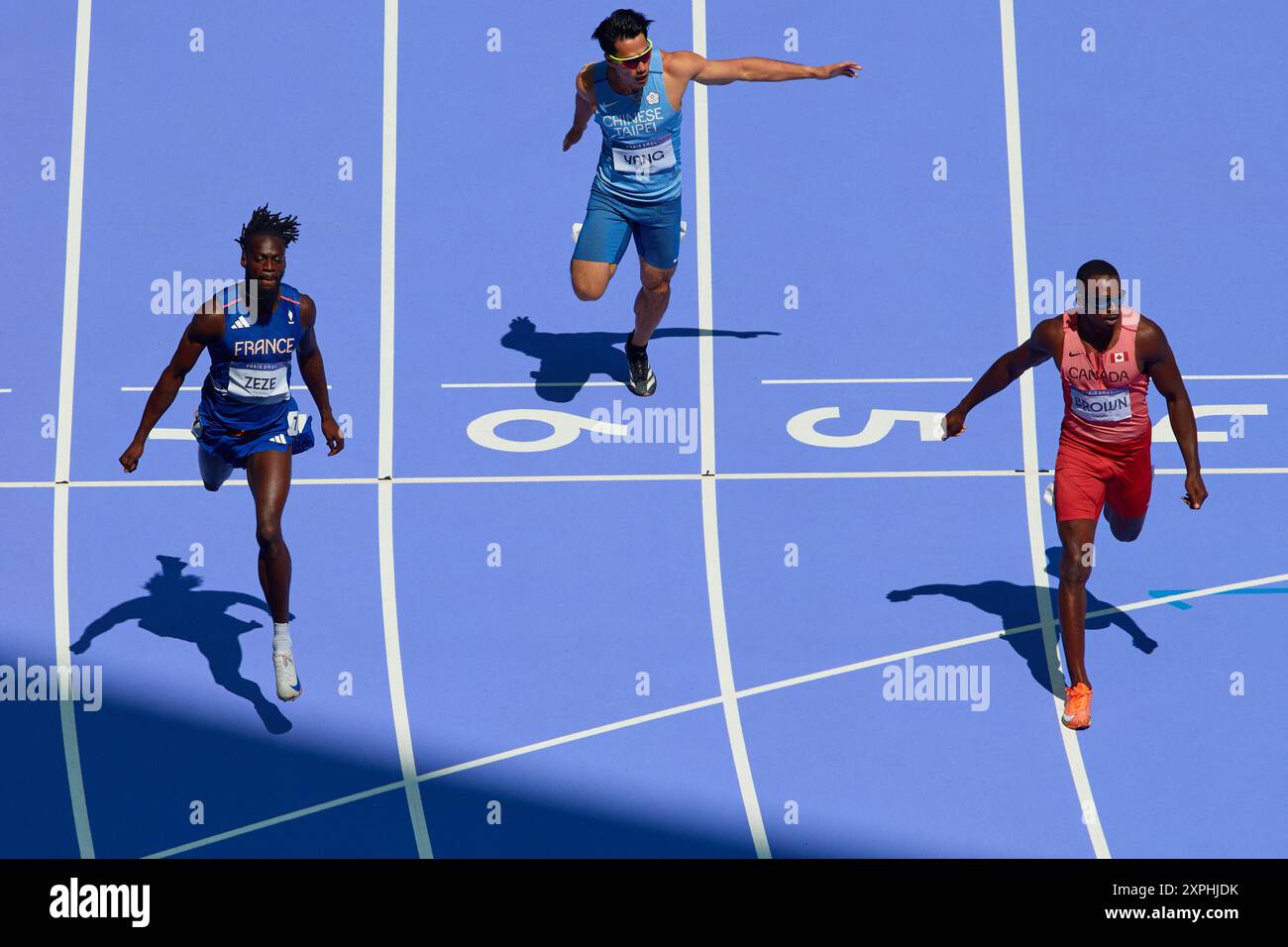 Paris, France. 06th Aug, 2024. Ryan Zeze of Team France competes during ...