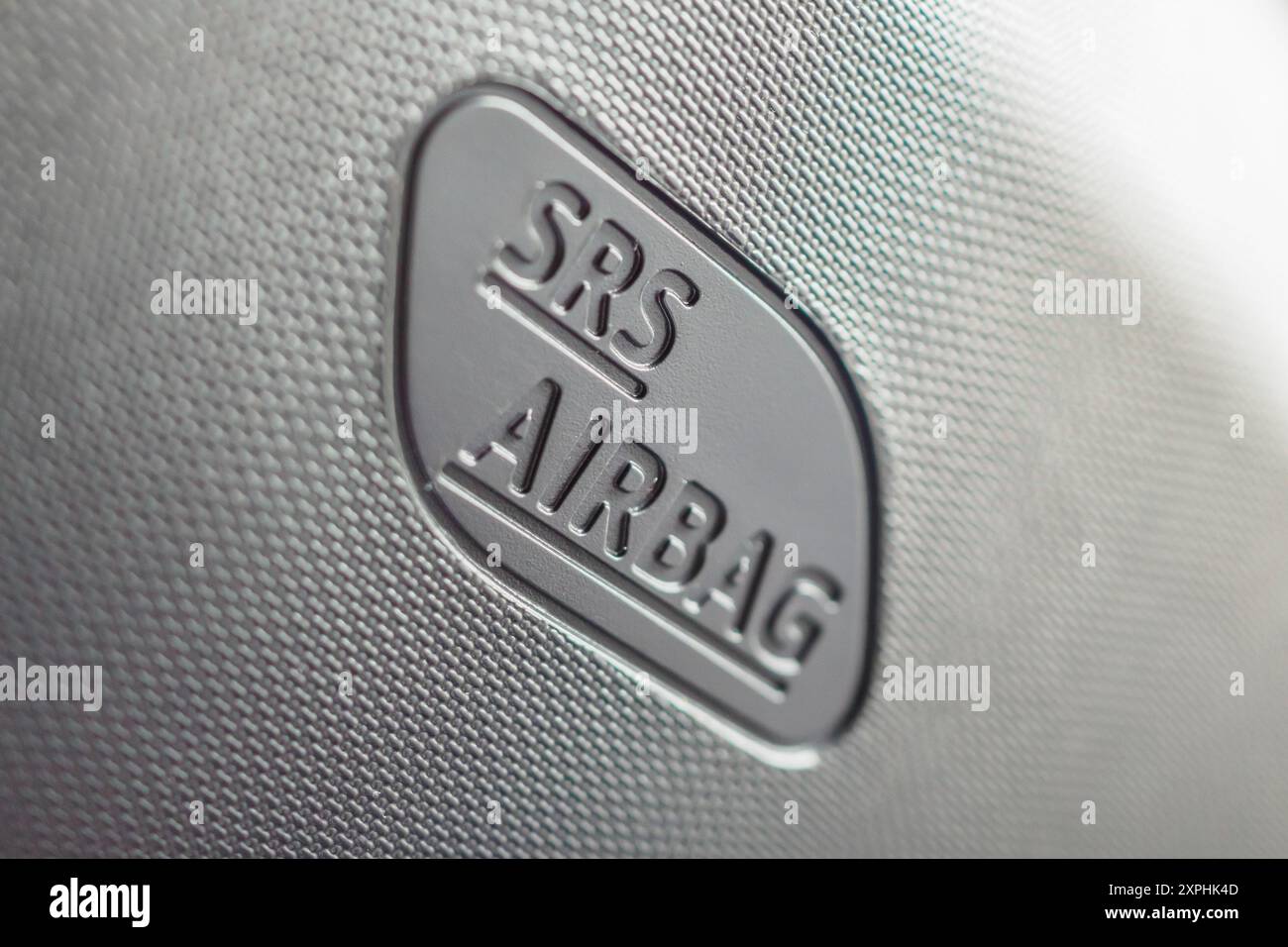 Safety side curtain airbag sign in new modern car Stock Photo - Alamy