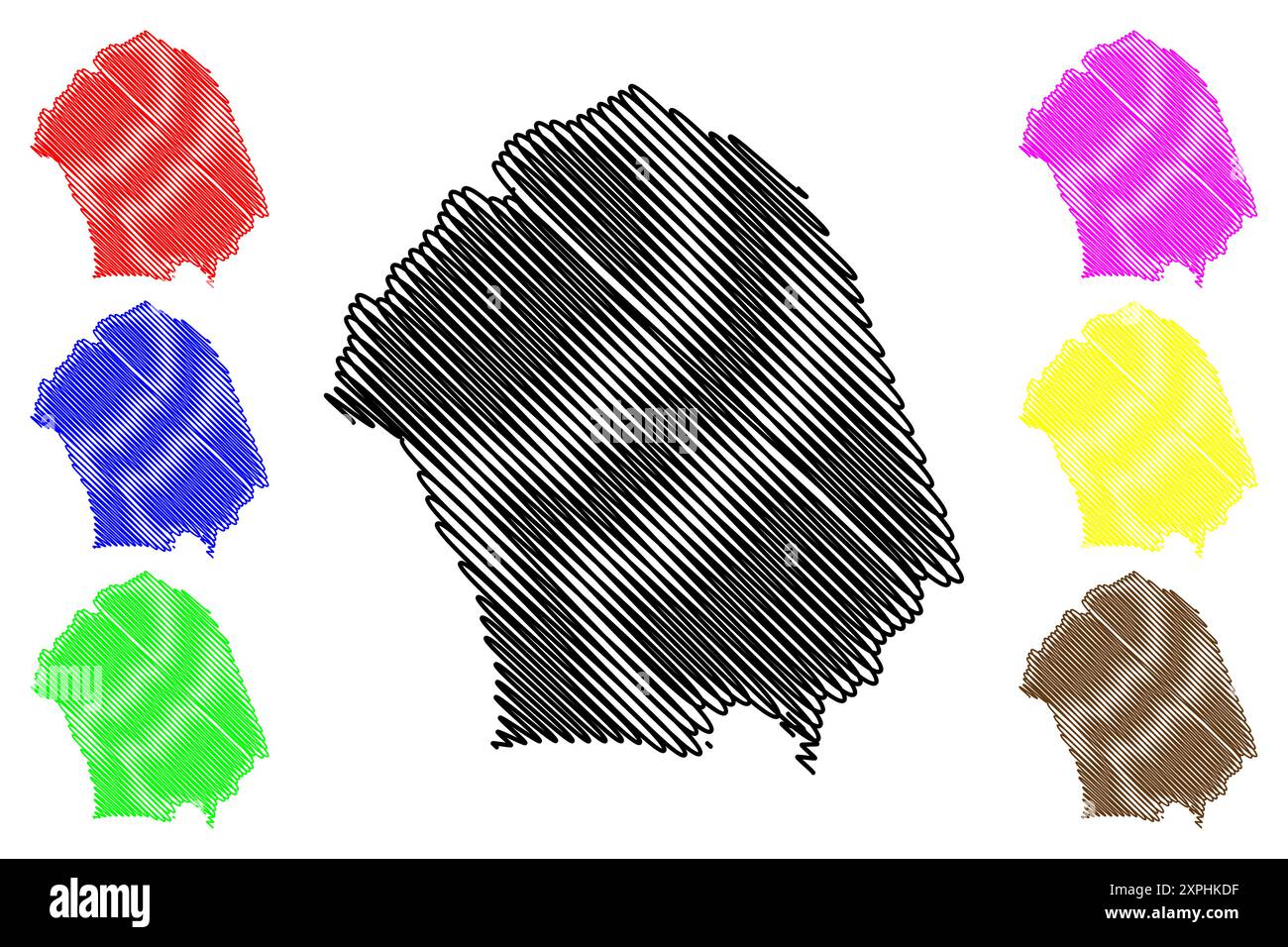 Blacktown outline map hi-res stock photography and images - Alamy