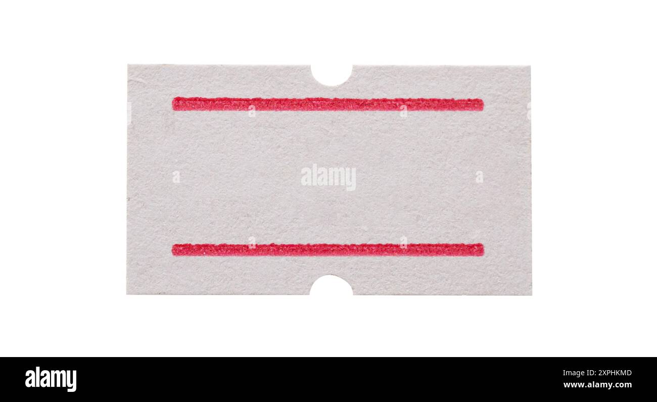 White paper sticker price hi-res stock photography and images - Alamy