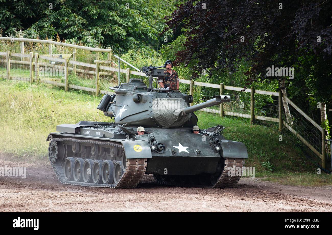 M47,Patton,Tank, Bovington, Dorset, Tankfeast 2024 Stock Photo - Alamy