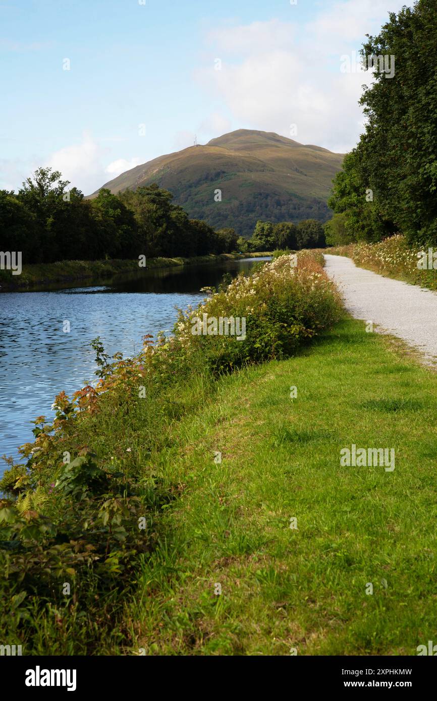Caledonian Canal, West Coast, Highlands of Scotland Stock Photo - Alamy