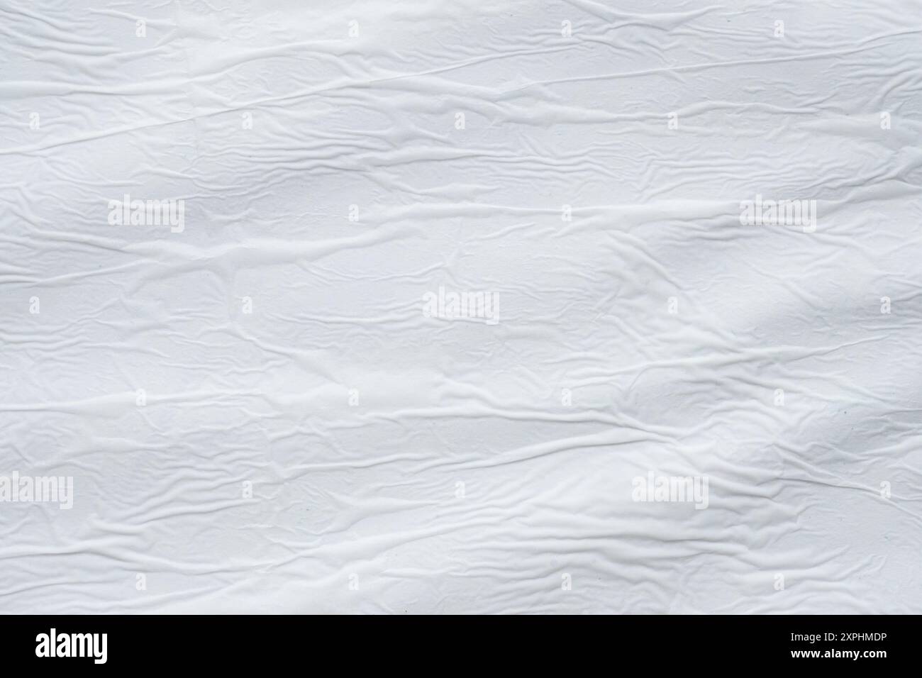 Blank white crumpled creased torn paper poster texture surface ...
