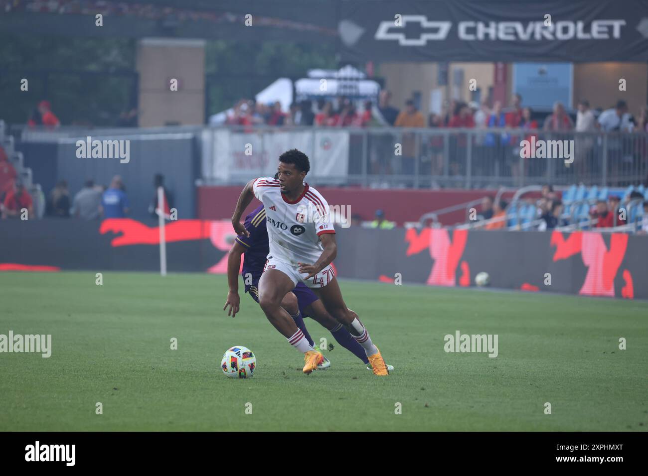Toronto, ON, Canada, July 3rd, 2024, K.Thompson #47 in action at Major ...