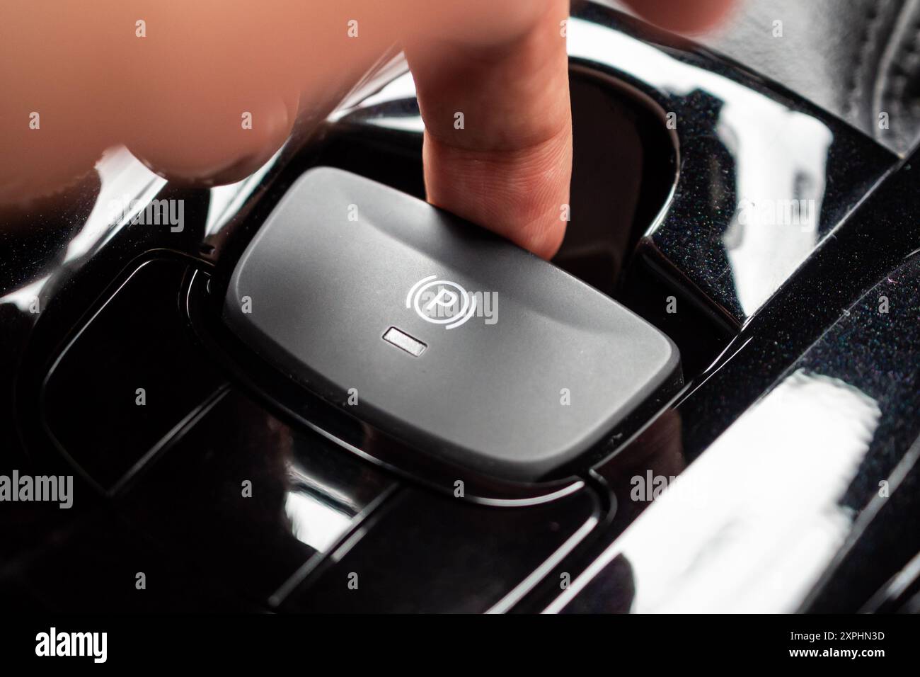 Hand break modern car hi-res stock photography and images - Alamy