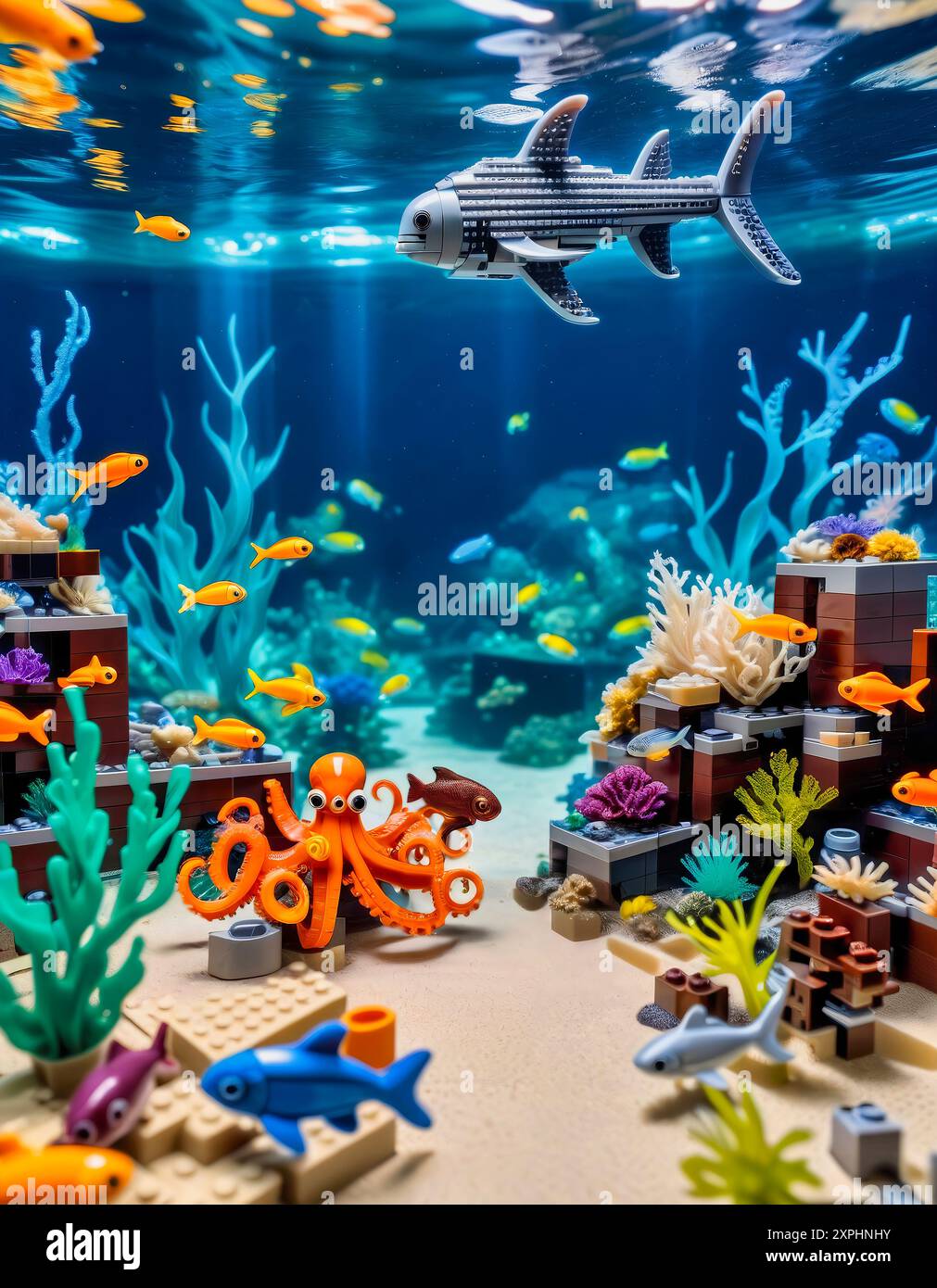 Marine life affected by plastic waste hi-res stock photography and ...