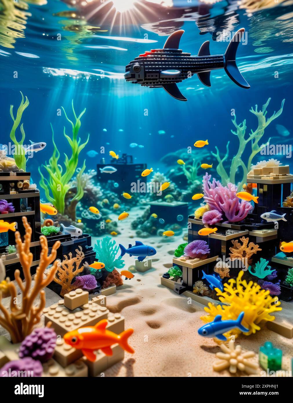 Marine life affected by plastic waste hi-res stock photography and ...