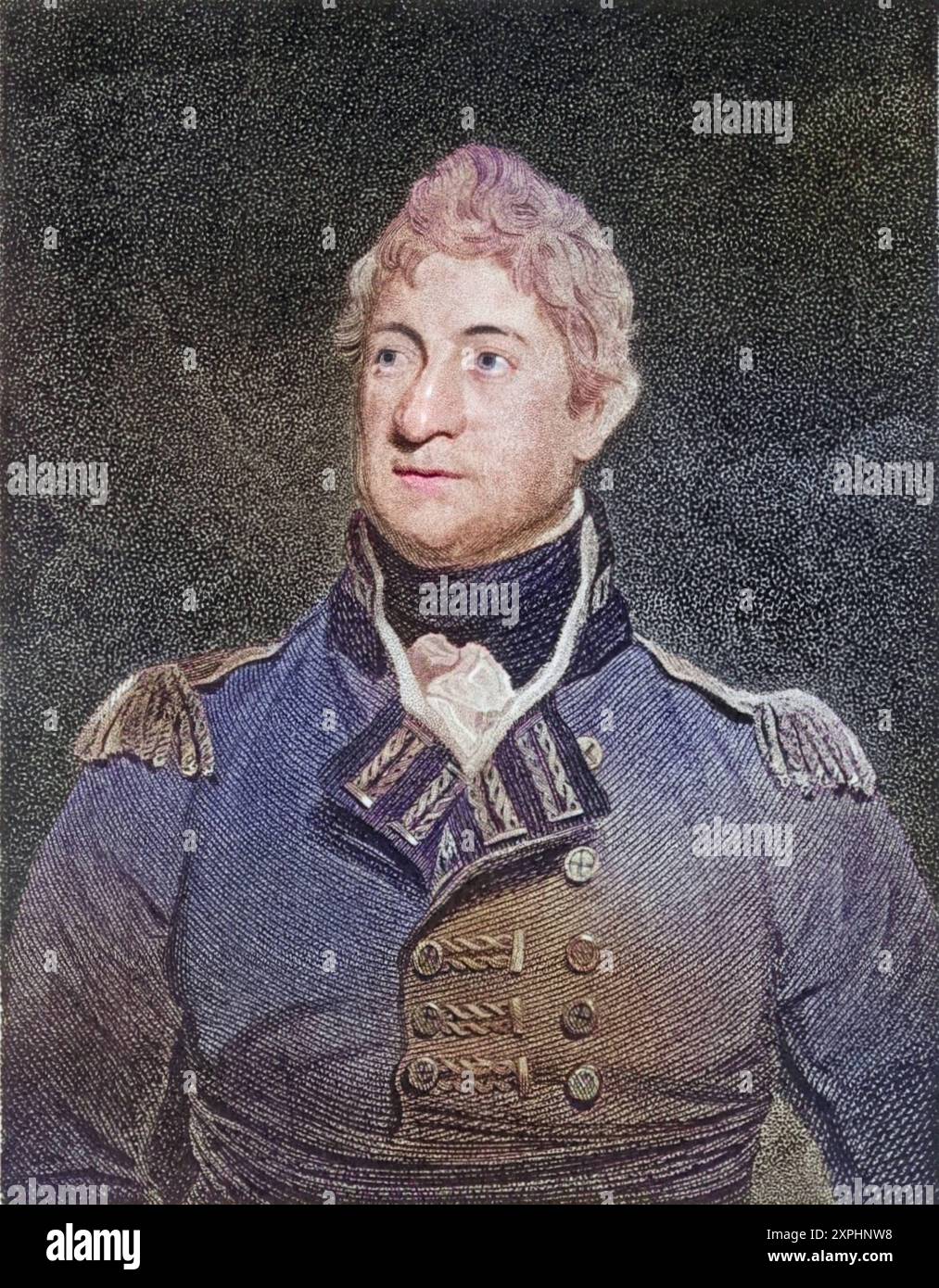 Thomas Picton 1758-1815, englischer Soldat. Im Feldzug um die Iberische ...
