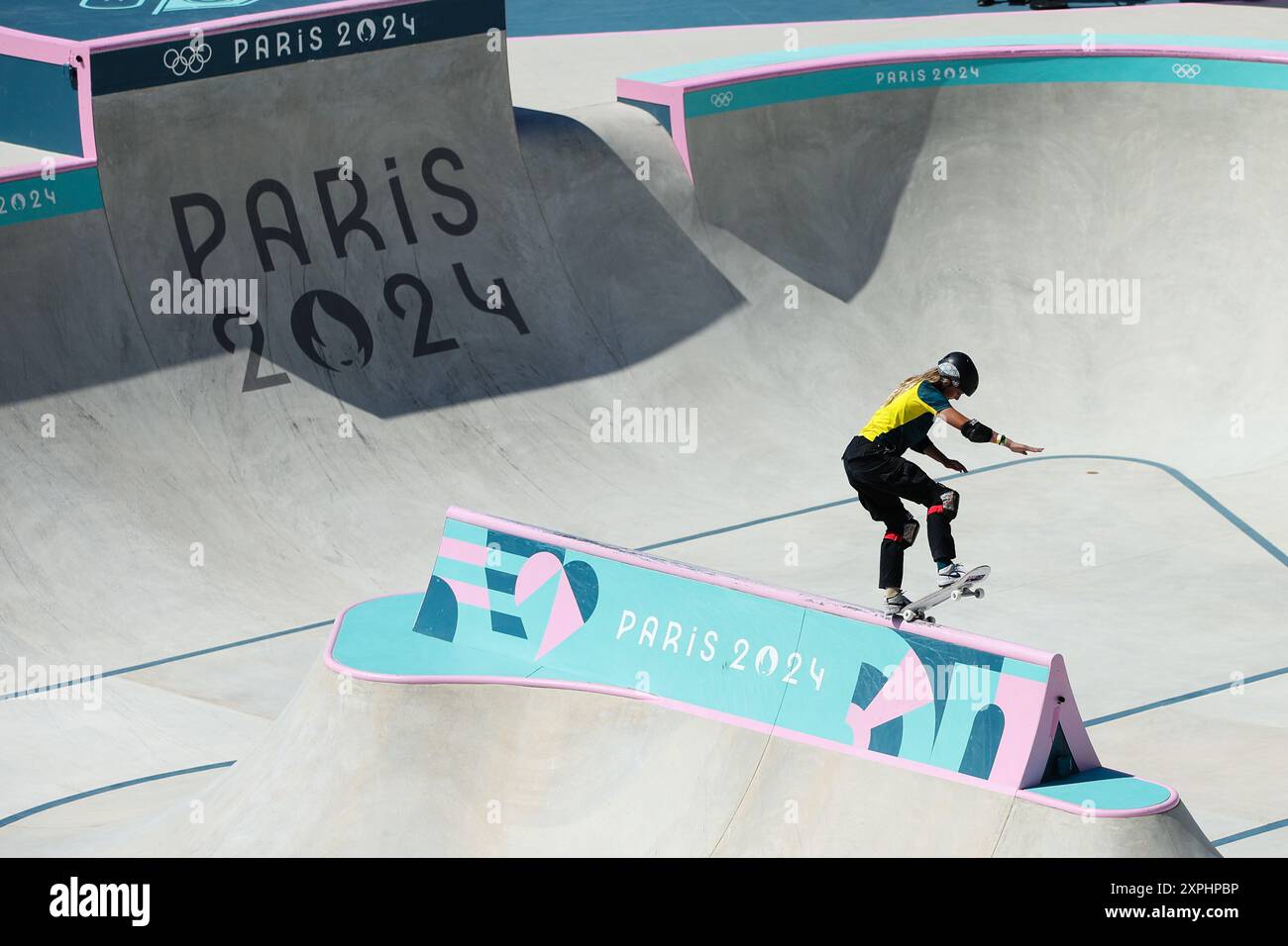 PARIS, FRANCE. 6th Aug, 2024. Ruby Trew of Team Australia in action ...