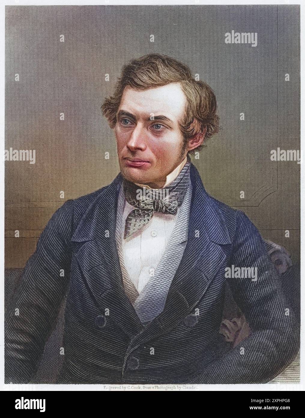 Thomas Graham (1805-1869), schottischer Chemiker, der die Grundlagen der physikalischen Chemie ...